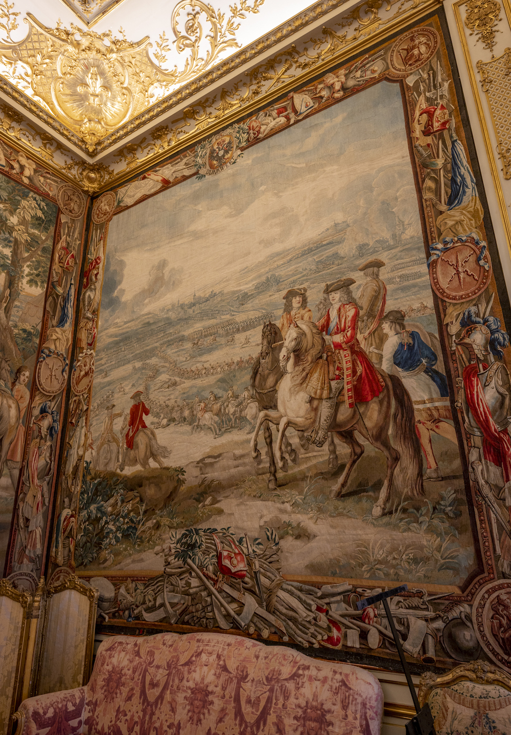 Historic Schellenberg Tapestry in Blenheim Palace - WT